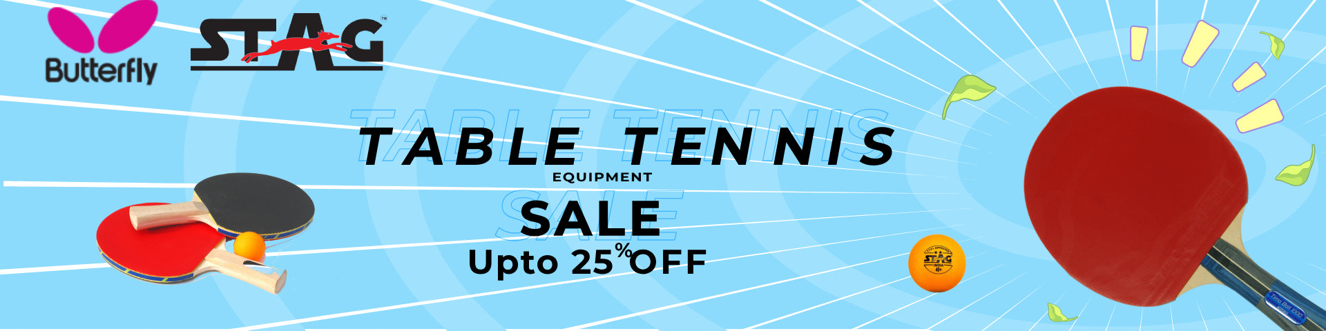 2024 Top Brands Table Tennis Bats & Balls - Best Quality – SportsBunker.in